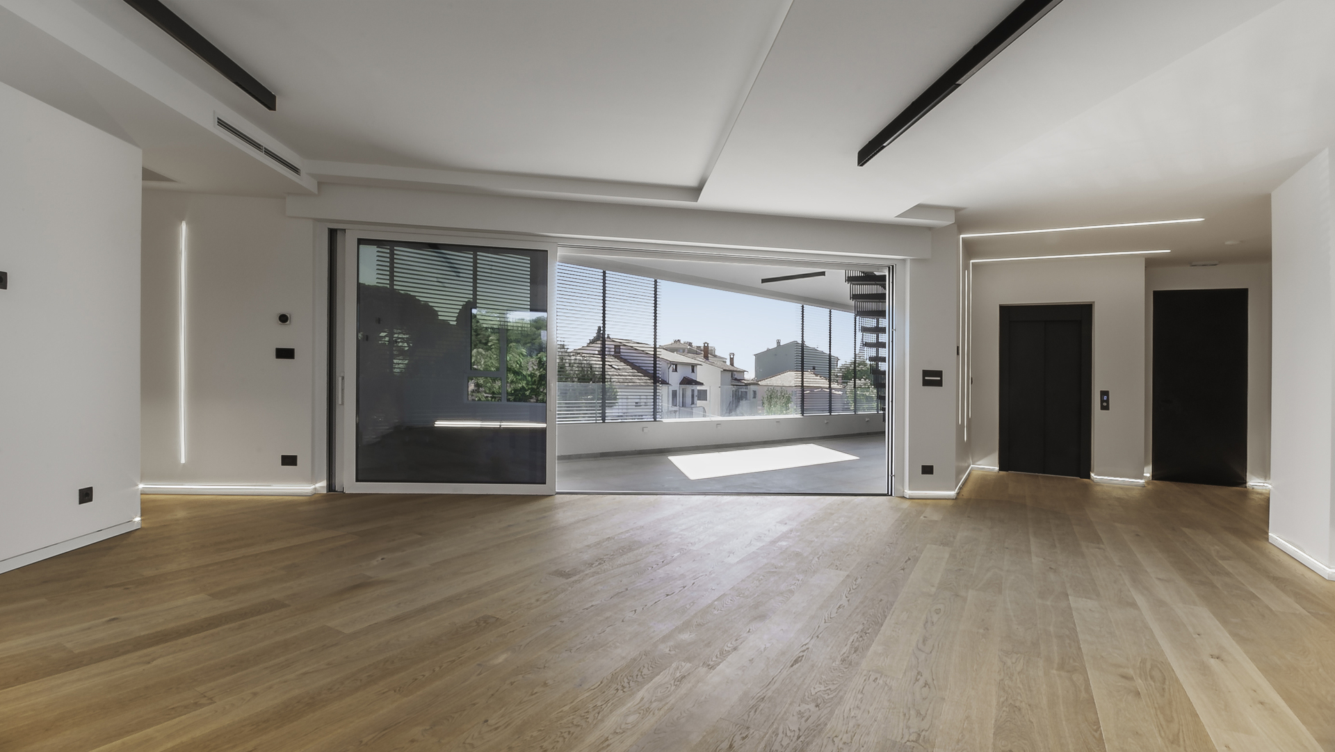 Penthouse with panoramic sea view and rooftop terrace featuring a ...